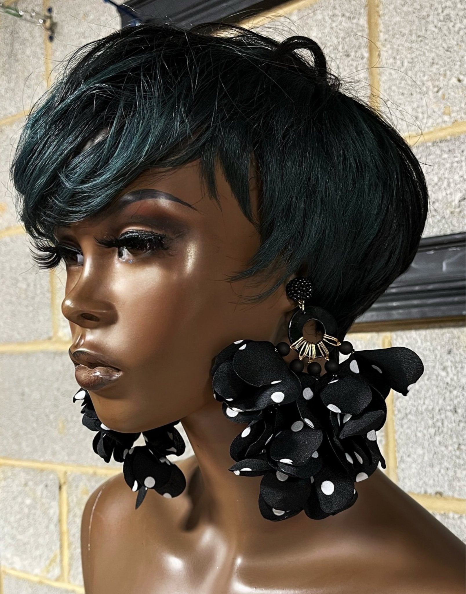 Flower Petals Puff Earring - Prints – Trufacebygrace