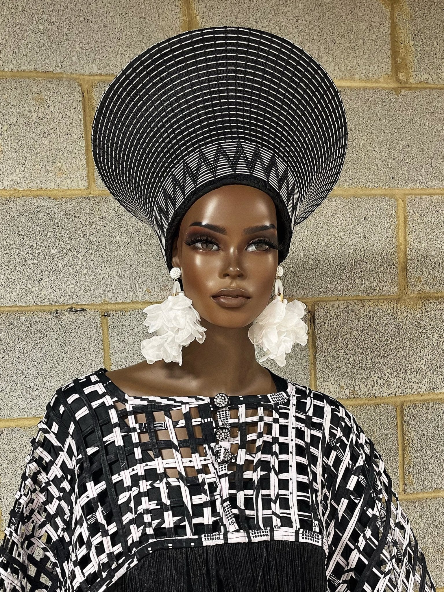 Flower Petals Puff Earring - Prints – Trufacebygrace