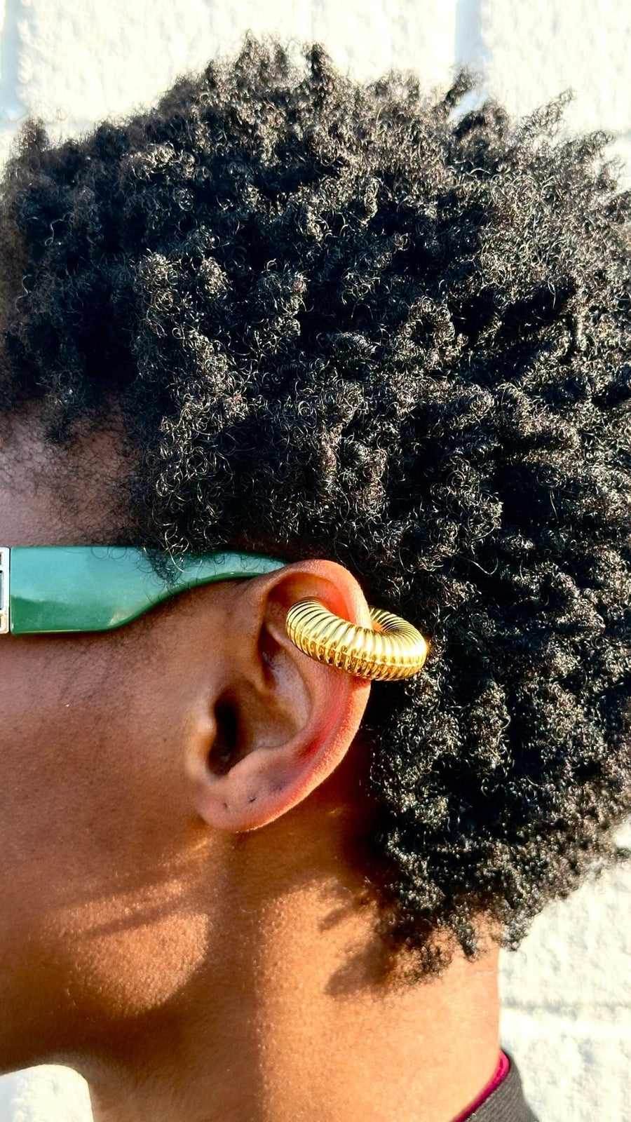 Hyehyɛwaso Chunky gold plated Ear Cuffs – Trufacebygrace