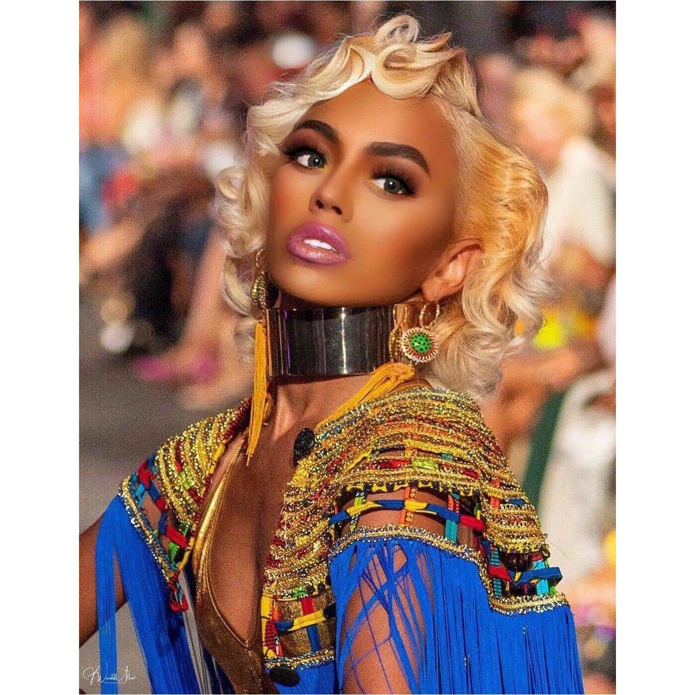 Maame Esi Gold Women Chunky Collar/Choker Necklace – Trufacebygrace