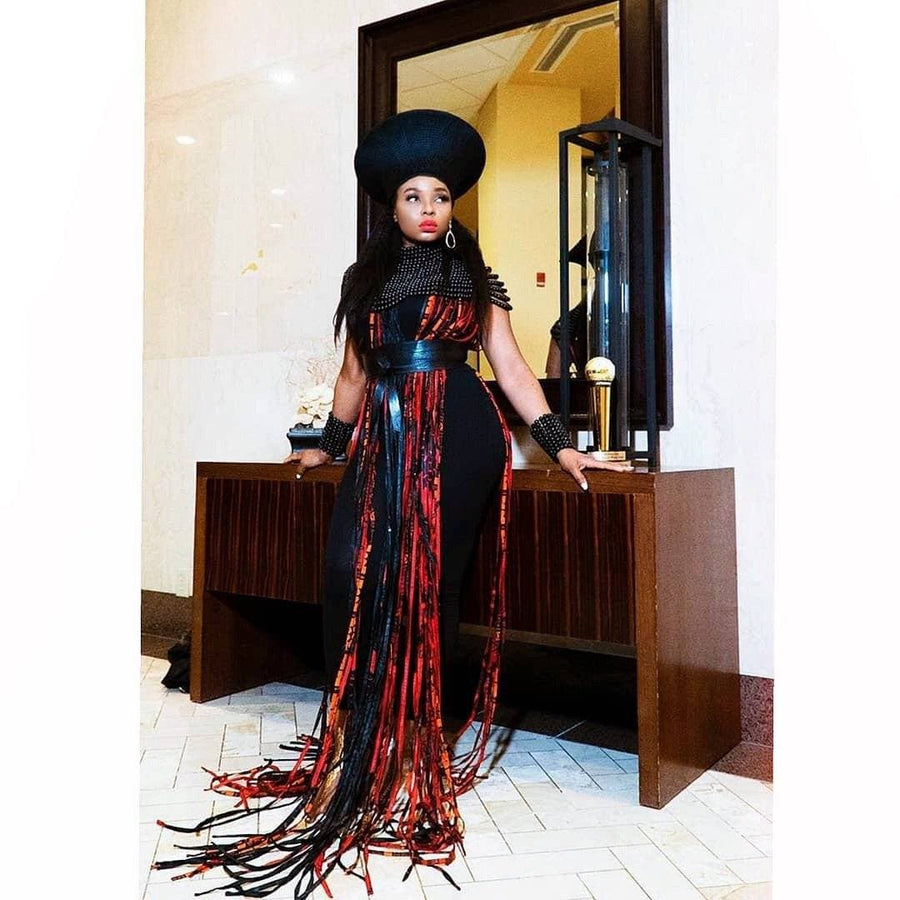 Ntoma Nhoma - Ankara strips Cover up – Trufacebygrace