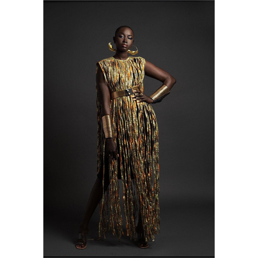 Ntoma Nhoma - Ankara strips Cover up – Trufacebygrace