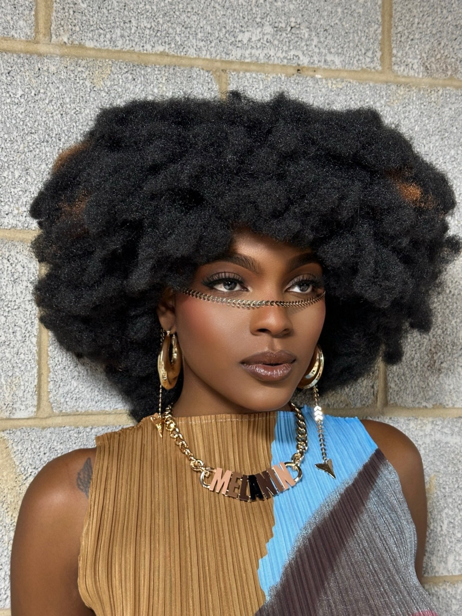 The Melanin Perfection letters Necklace – Trufacebygrace