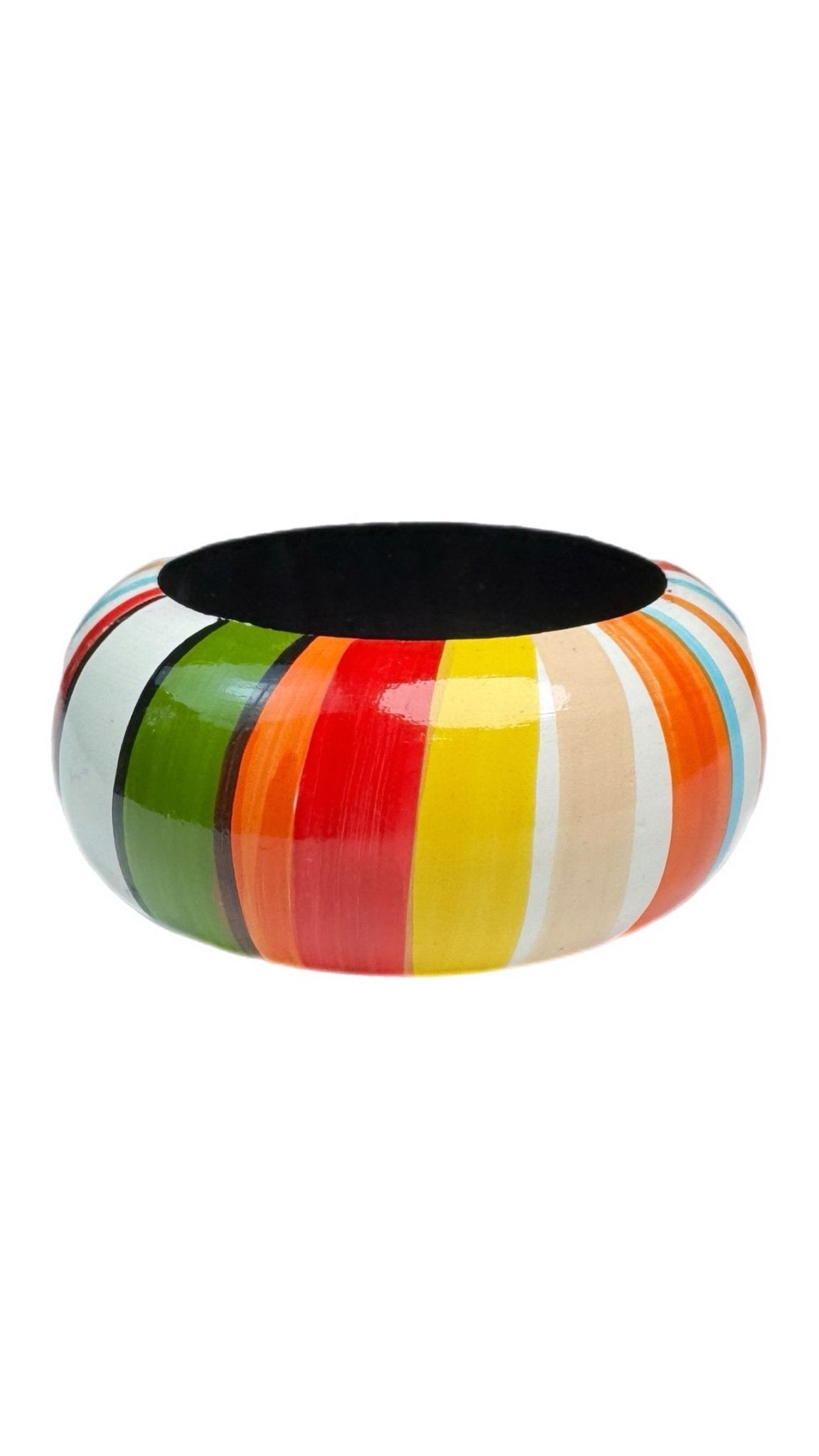 Upinde Hand-Painted Wooden Bangle – Trufacebygrace